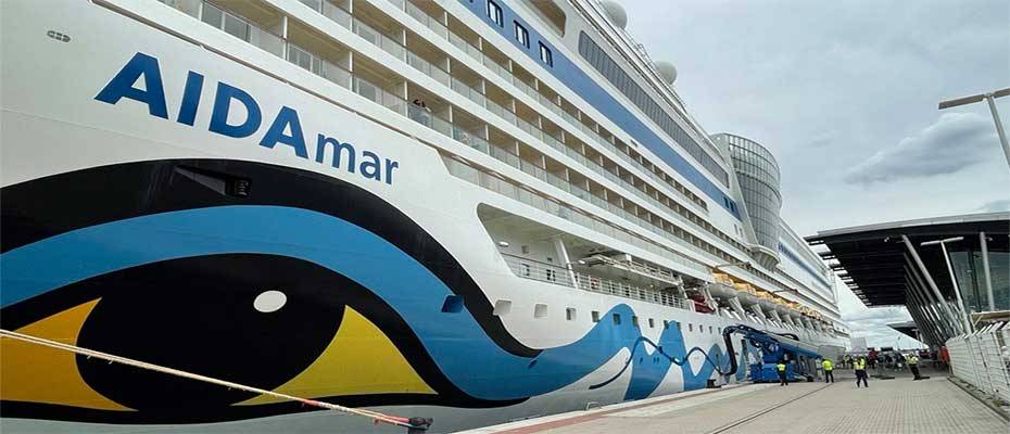 AIDAmar opens 2024 season in Warnemünde: Big party at the cruise quay ...
